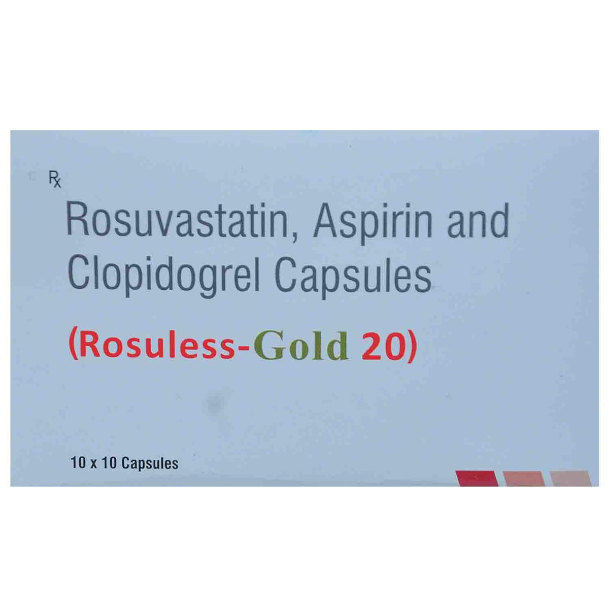 ROSULESS GOLD 20MG CAPSULE 10'S Price, Uses, Side Effects, Composition ...