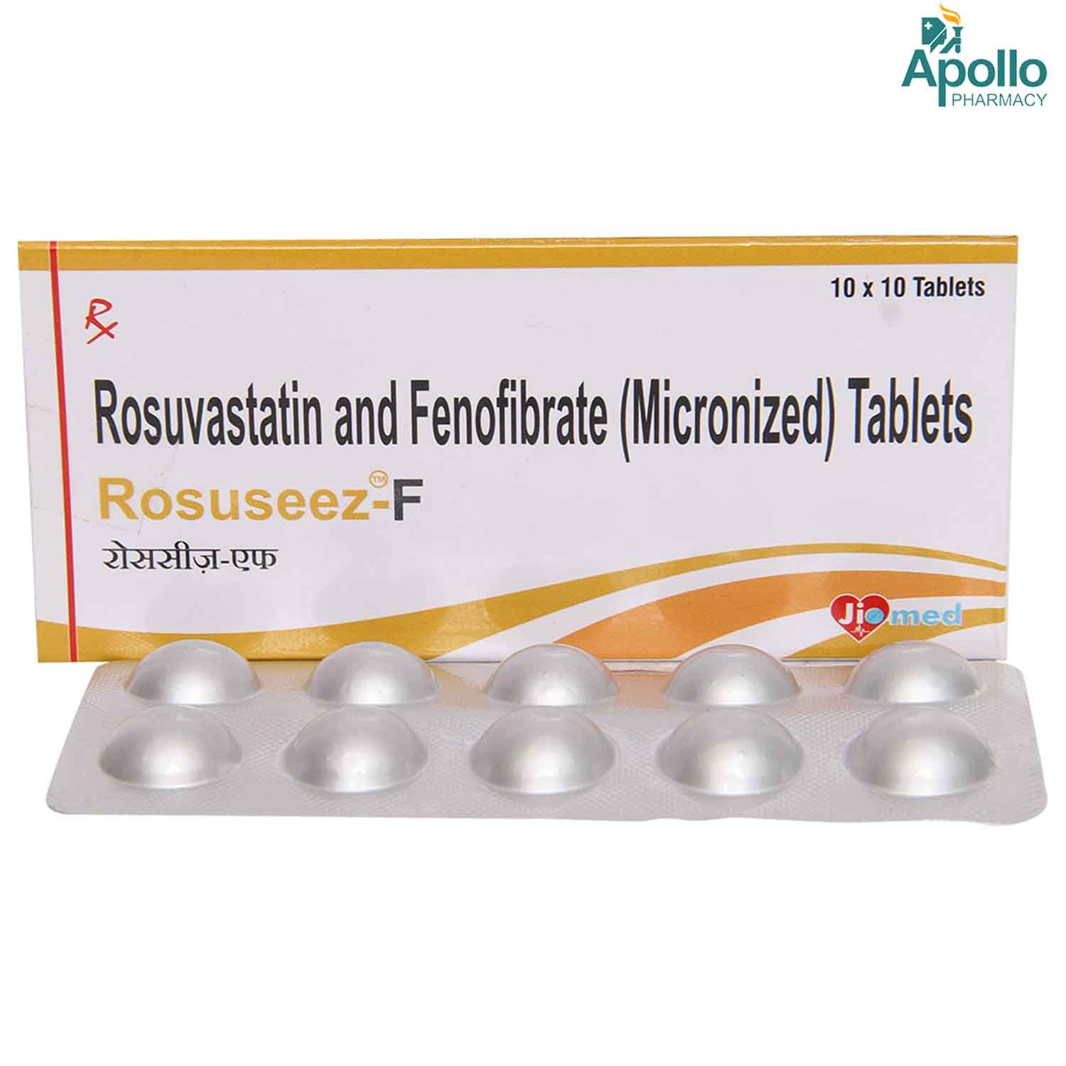 Rosuseez F 10 Tablet 10's Price, Uses, Side Effects, Composition ...