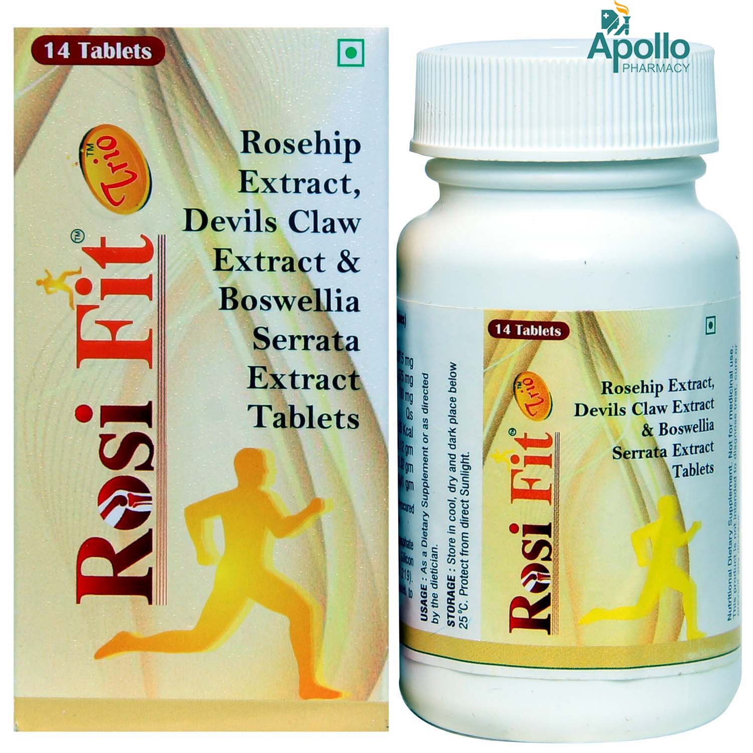 Rosi Fit Trio Tablet 14's Price, Uses, Side Effects, Composition ...