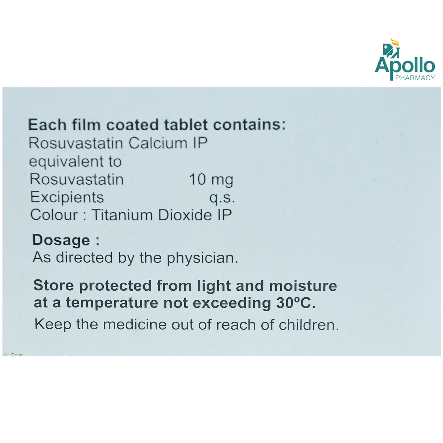 Rosave 10 Tablet 15's Price, Uses, Side Effects, Composition - Apollo ...