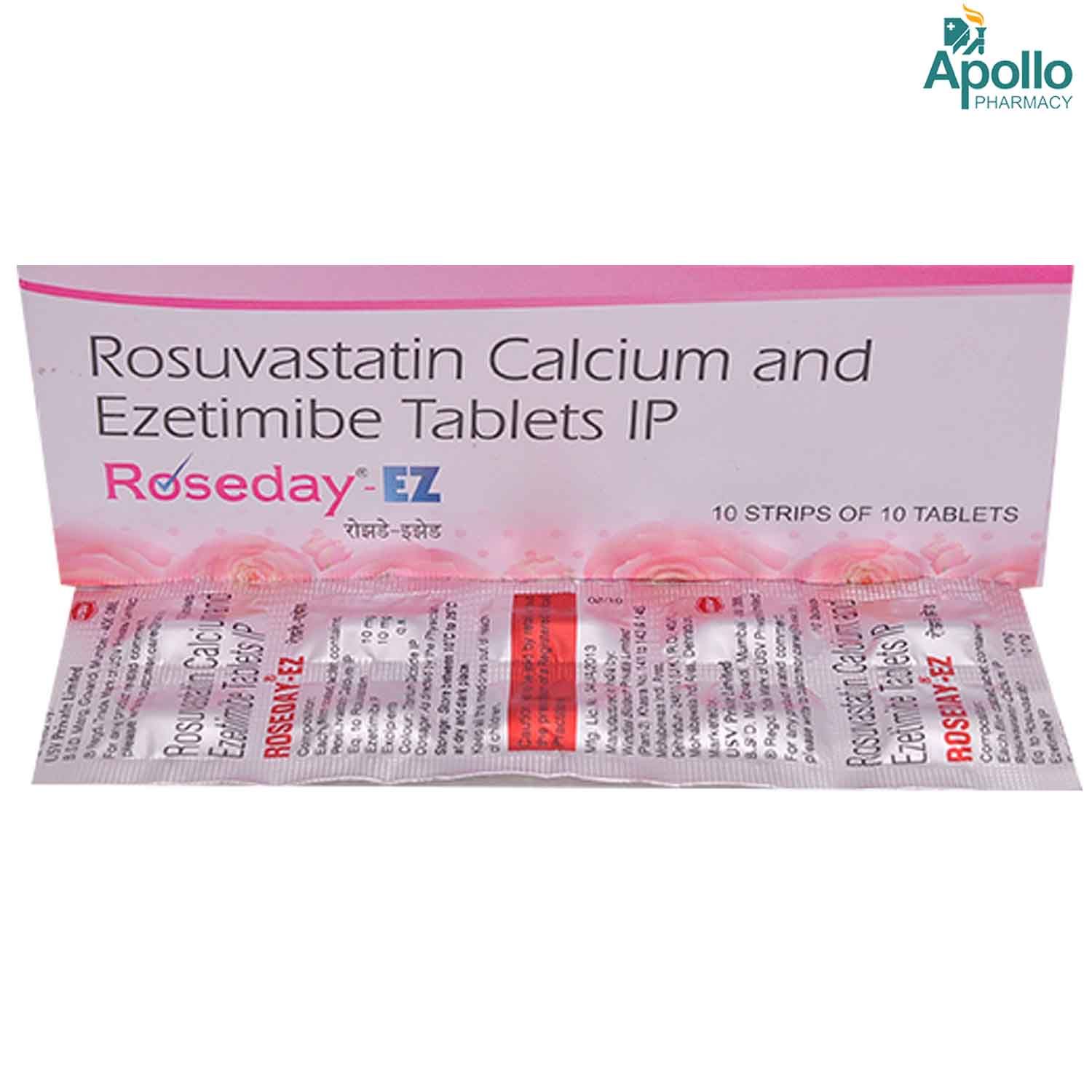 Roseday-EZ Tablet 10's Price, Uses, Side Effects, Composition - Apollo ...