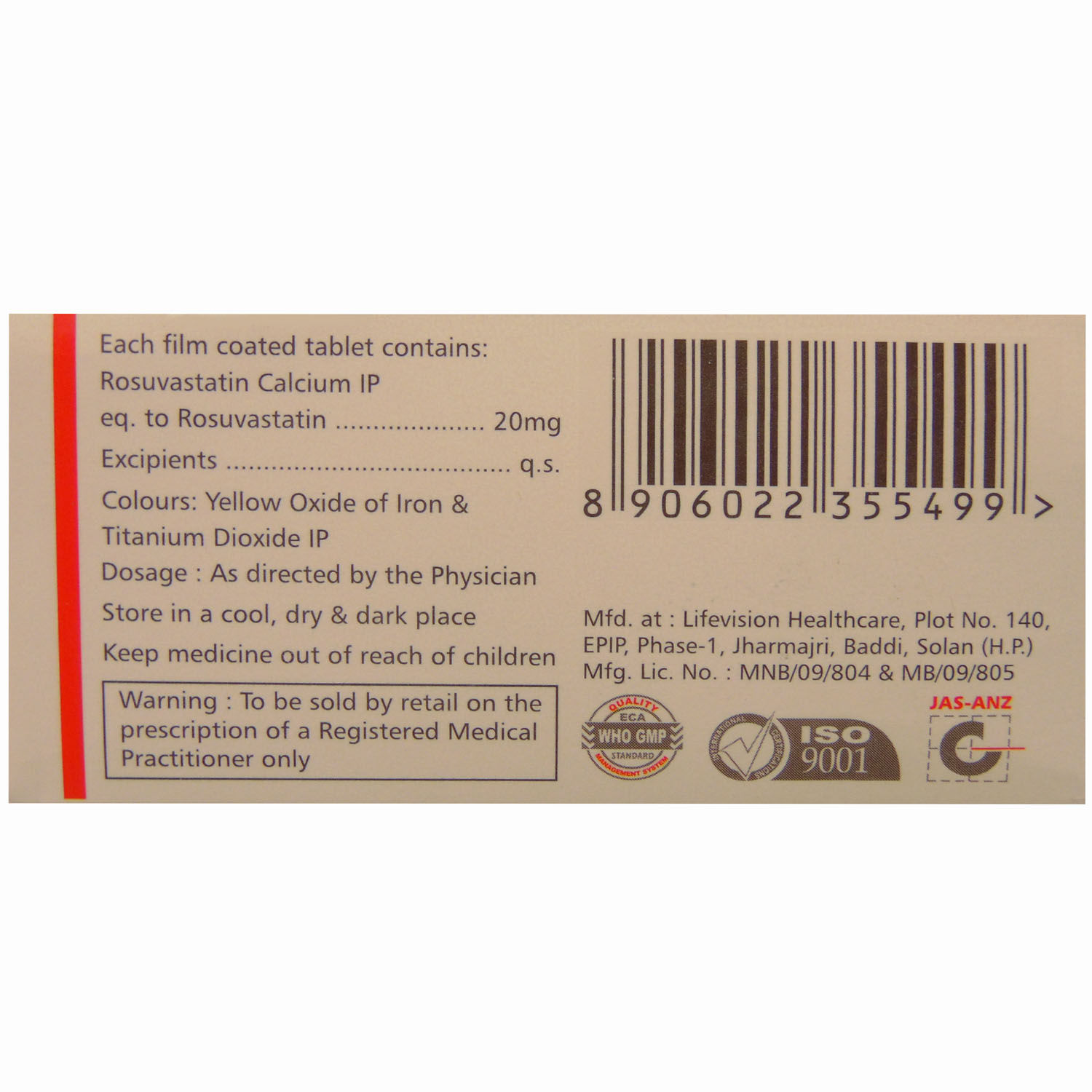 ROTIN 20MG TABLET Price, Uses, Side Effects, Composition - Apollo Pharmacy