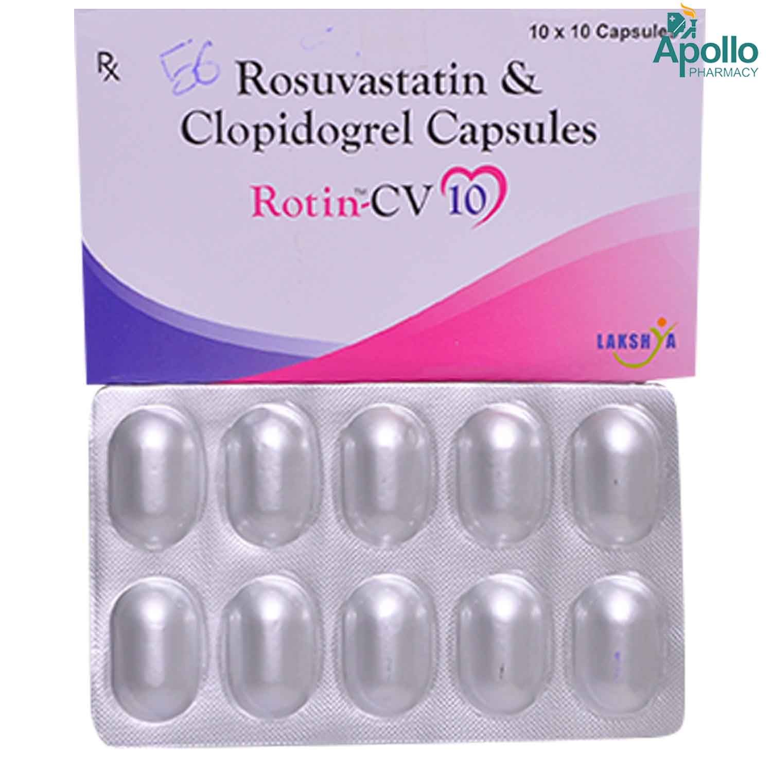 Rotin-CV 10 Capsule 10's Price, Uses, Side Effects, Composition ...