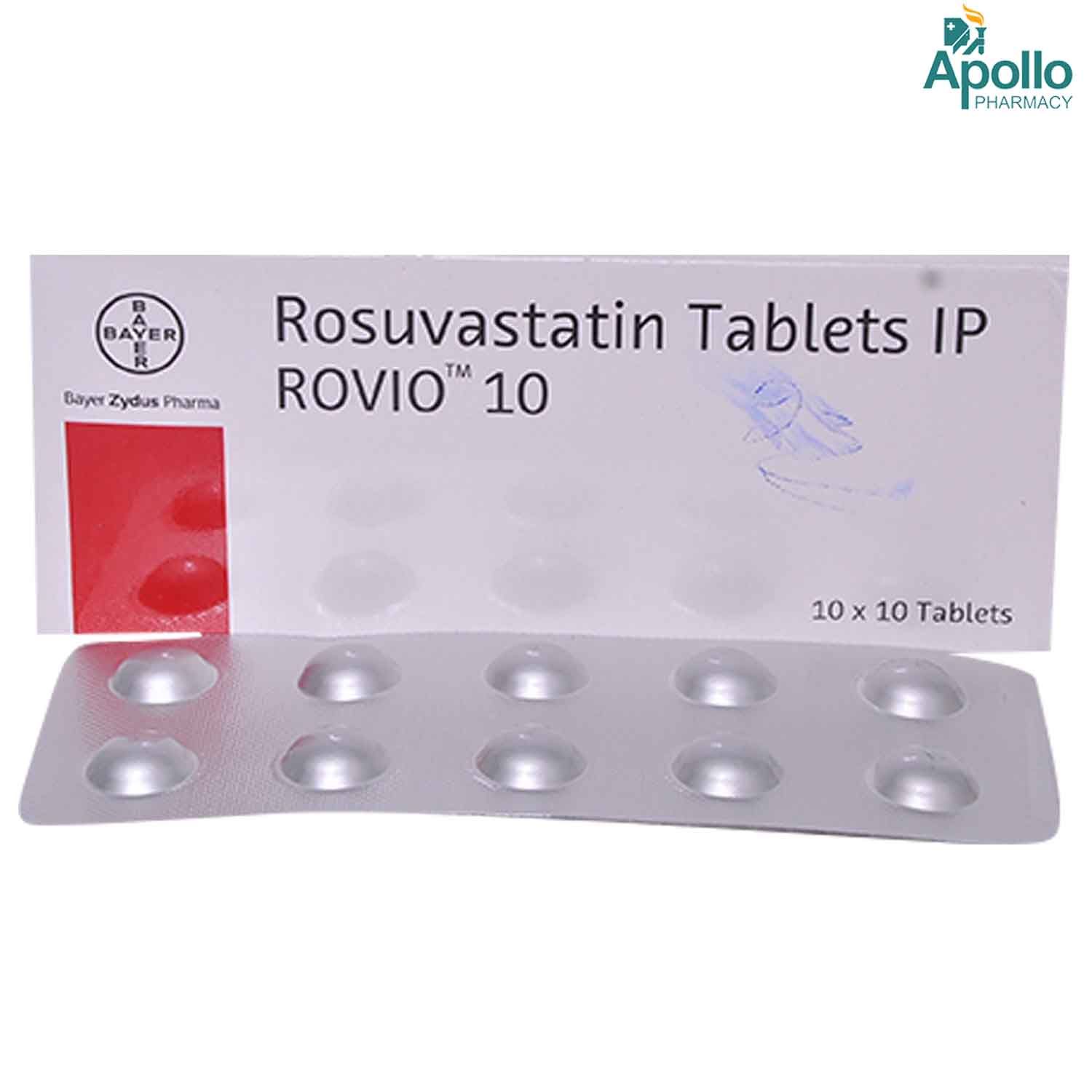 Rovio 10 Tablet 10's Price, Uses, Side Effects, Composition - Apollo ...