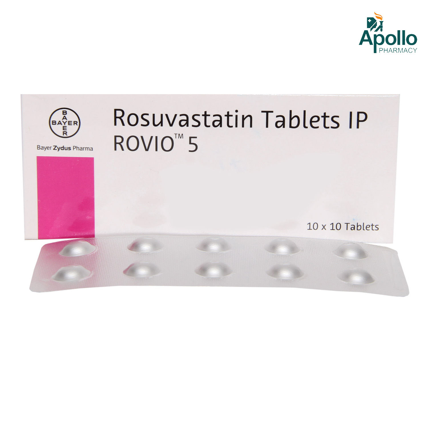 Rovio 5 Tablet 10's Price, Uses, Side Effects, Composition - Apollo ...