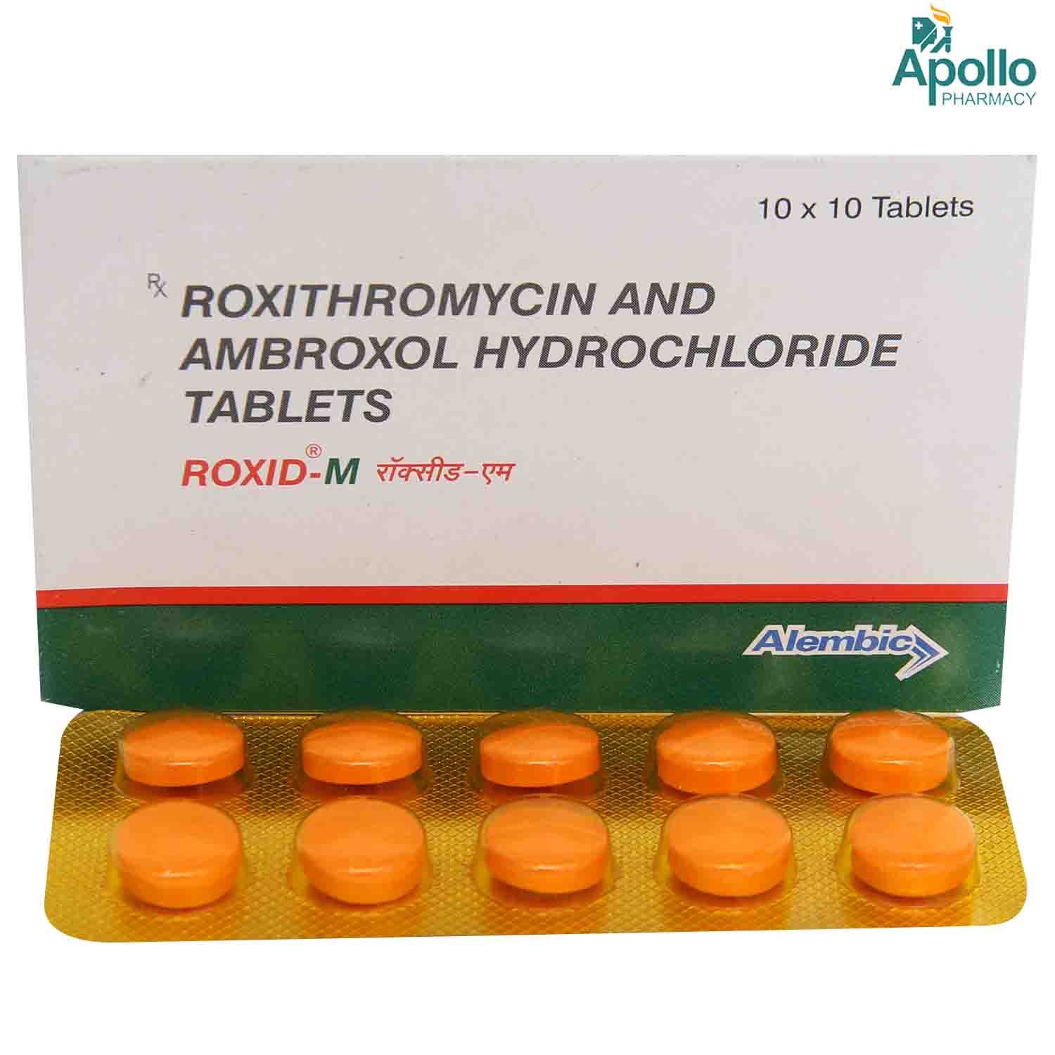 Roxid M 150 Tablet 10's Price, Uses, Side Effects, Composition - Apollo ...