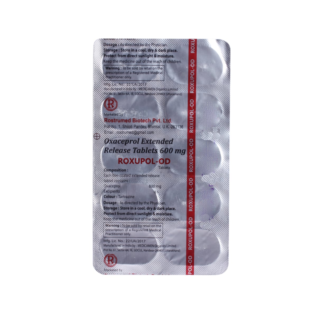 ROXUPOL-OD 600 TABLETS 10'S Price, Uses, Side Effects, Composition ...