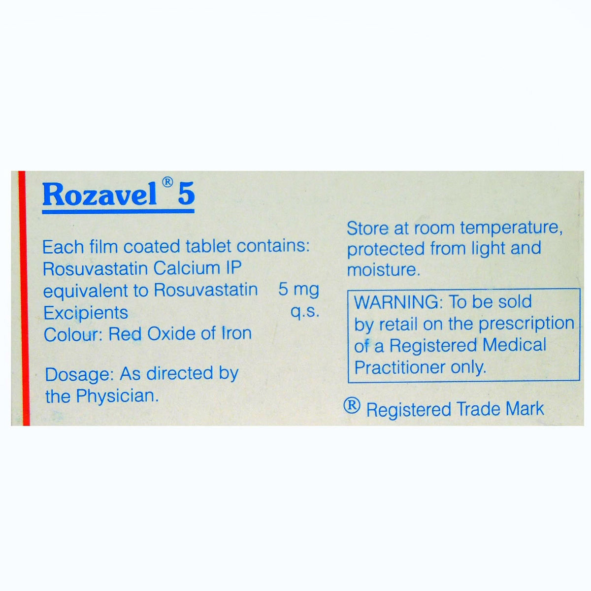 Rozavel 5 Tablet 10's Price, Uses, Side Effects, Composition - Apollo ...