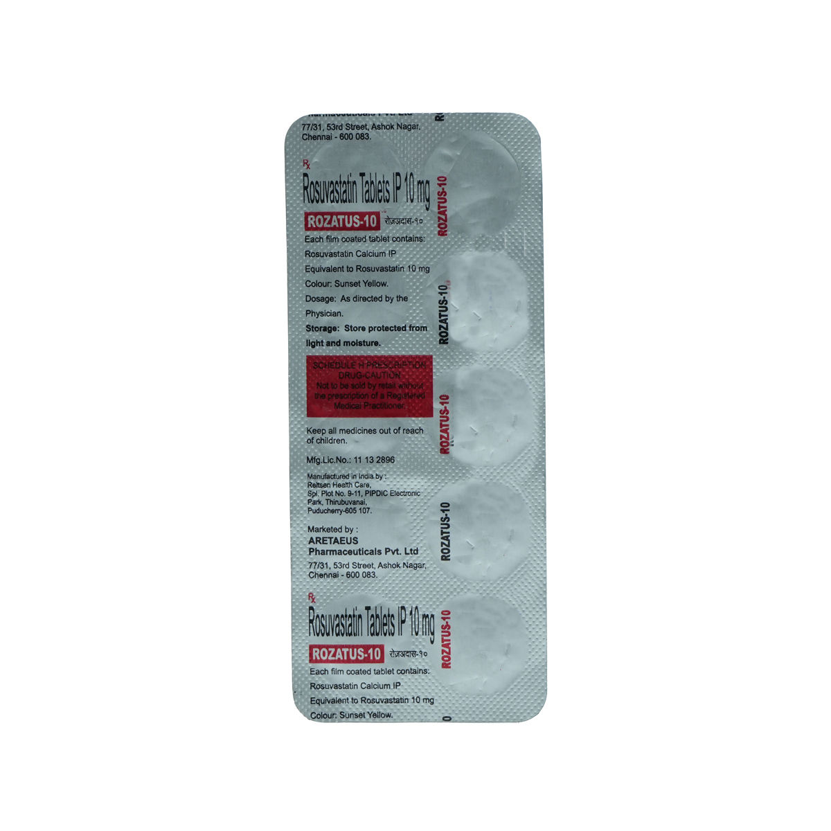 ROZATUS 10MG TABLET Price, Uses, Side Effects, Composition - Apollo ...