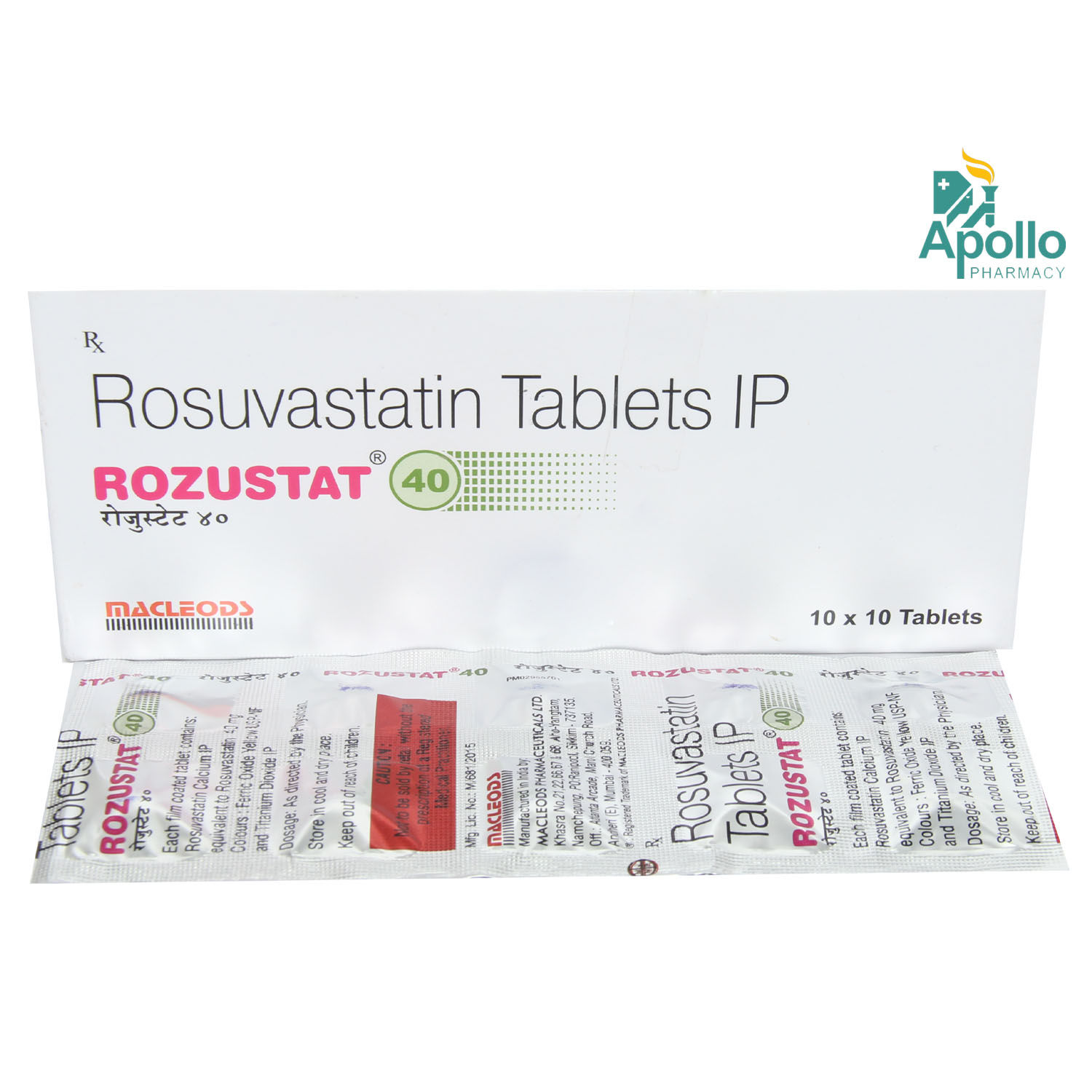 ROZUSTAT 40MG TABLET Price, Uses, Side Effects, Composition - Apollo ...