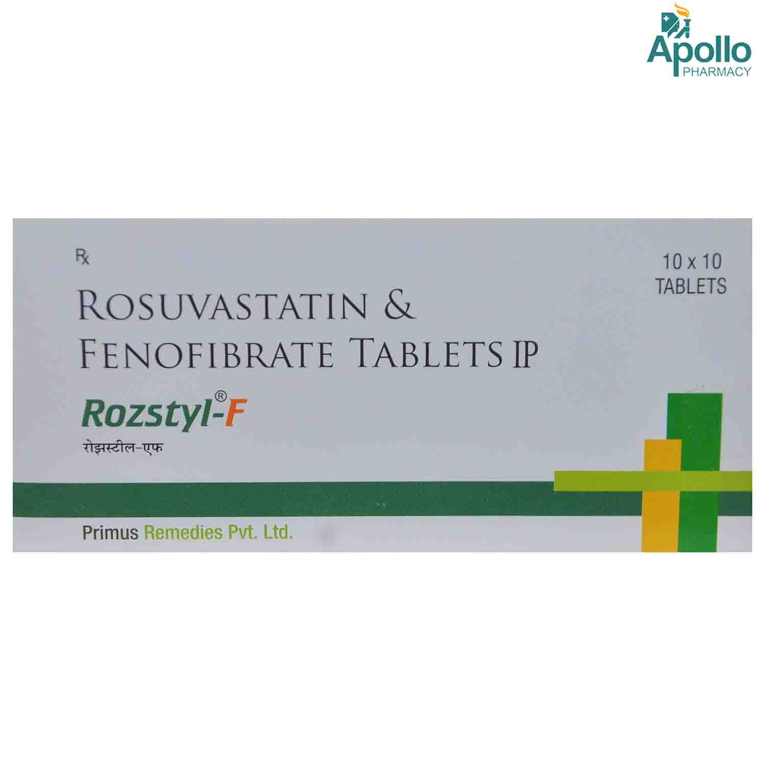 Rozstyl F Tablet 10's Price, Uses, Side Effects, Composition - Apollo ...