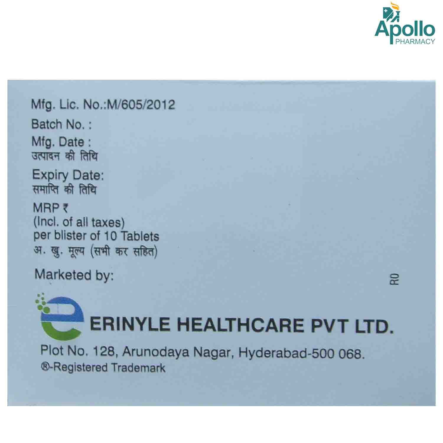 Roznyle-CV Tablet 10's Price, Uses, Side Effects, Composition - Apollo ...