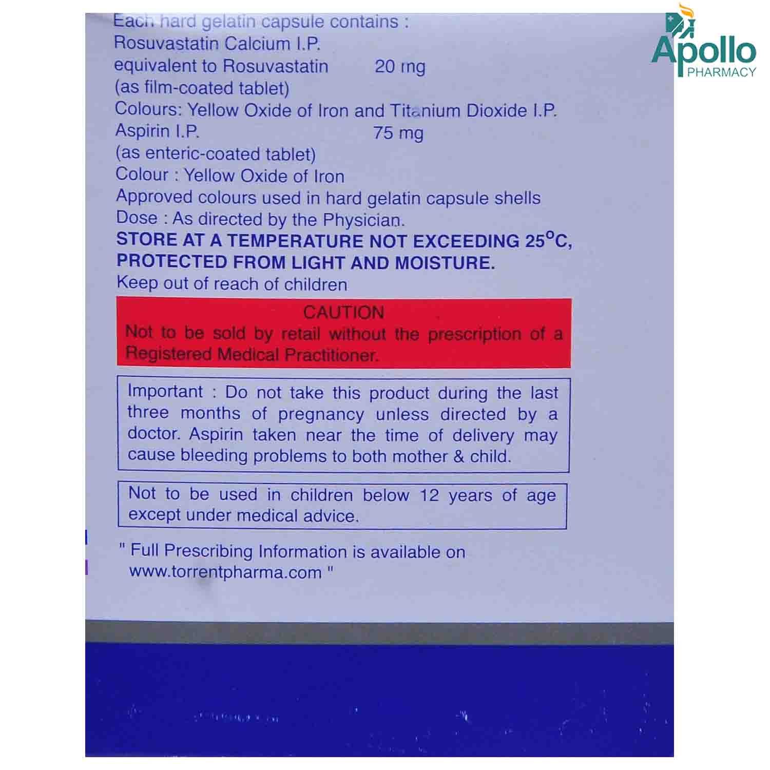 Rozucor ASP-20 Capsule 10's Price, Uses, Side Effects, Composition ...