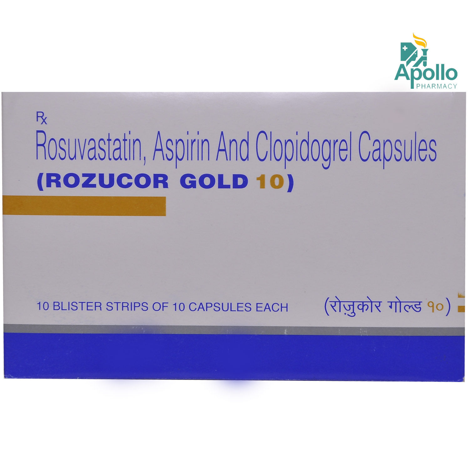 Rozucor Gold 10 Capsule 10's Price, Uses, Side Effects, Composition ...