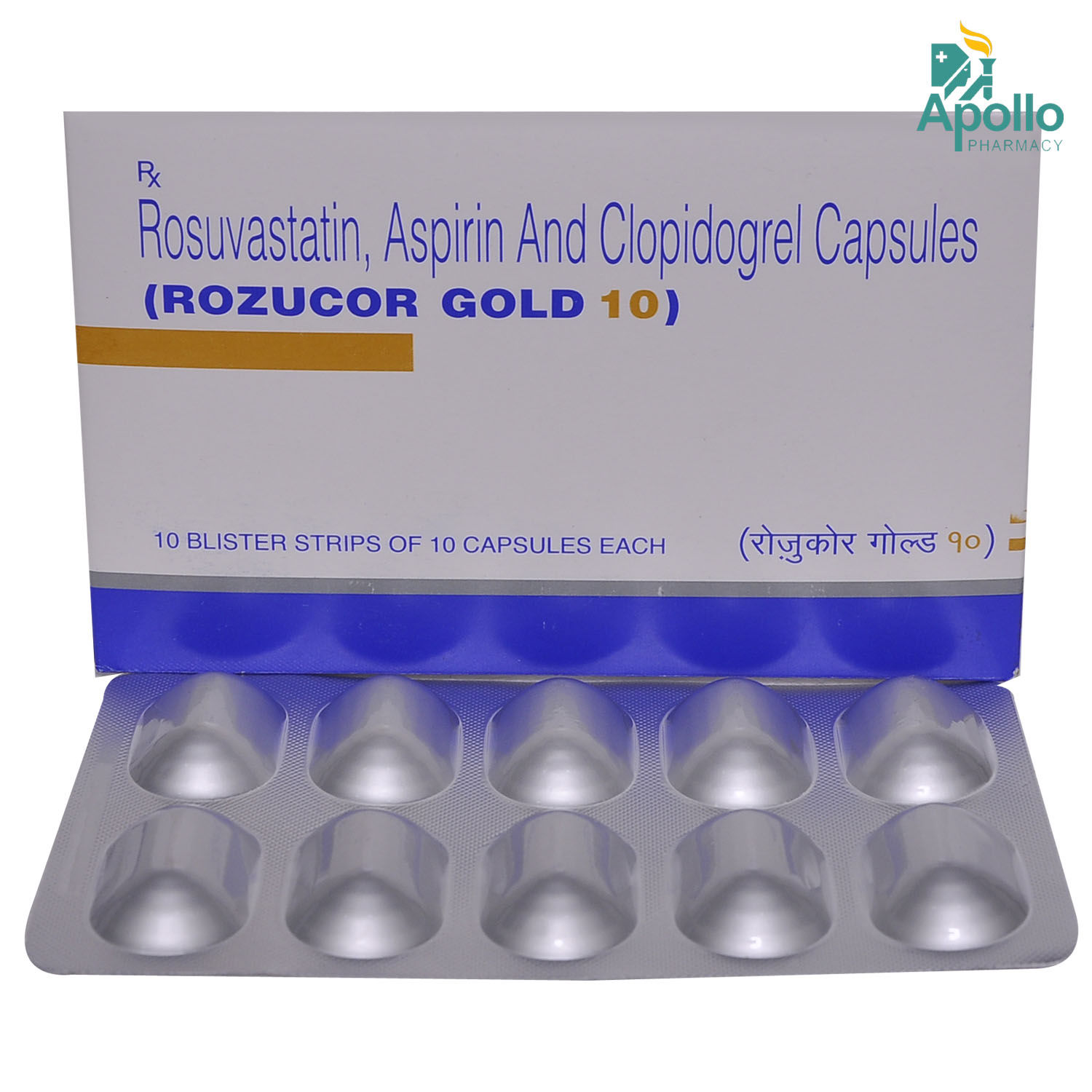 Rozucor Gold 10 Capsule 10's Price, Uses, Side Effects, Composition ...