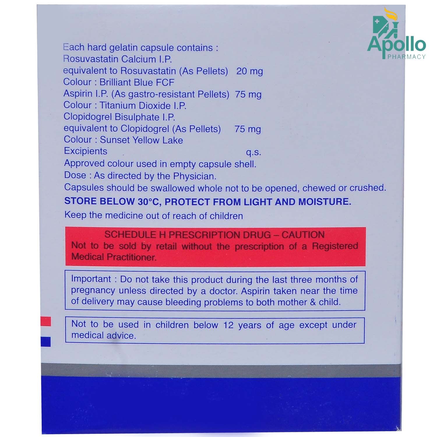 Rozucor Gold 20 Capsule 10's Price, Uses, Side Effects, Composition ...