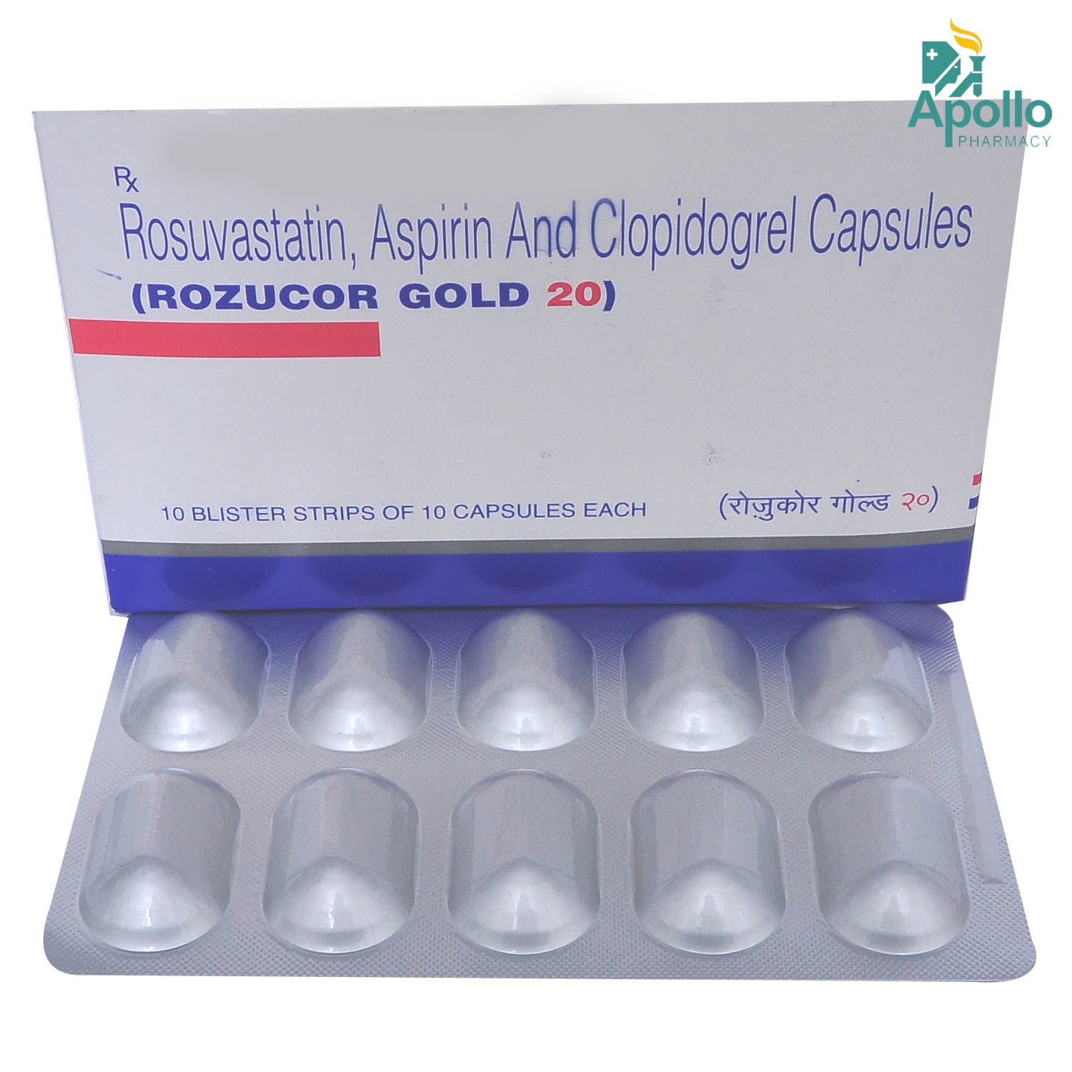 Rozucor Gold 20 Capsule 10's Price, Uses, Side Effects, Composition ...