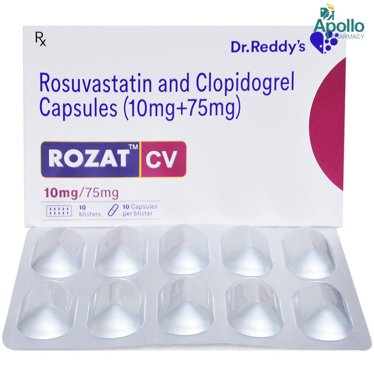 Rozat CV Capsule 10's Price, Uses, Side Effects, Composition - Apollo ...