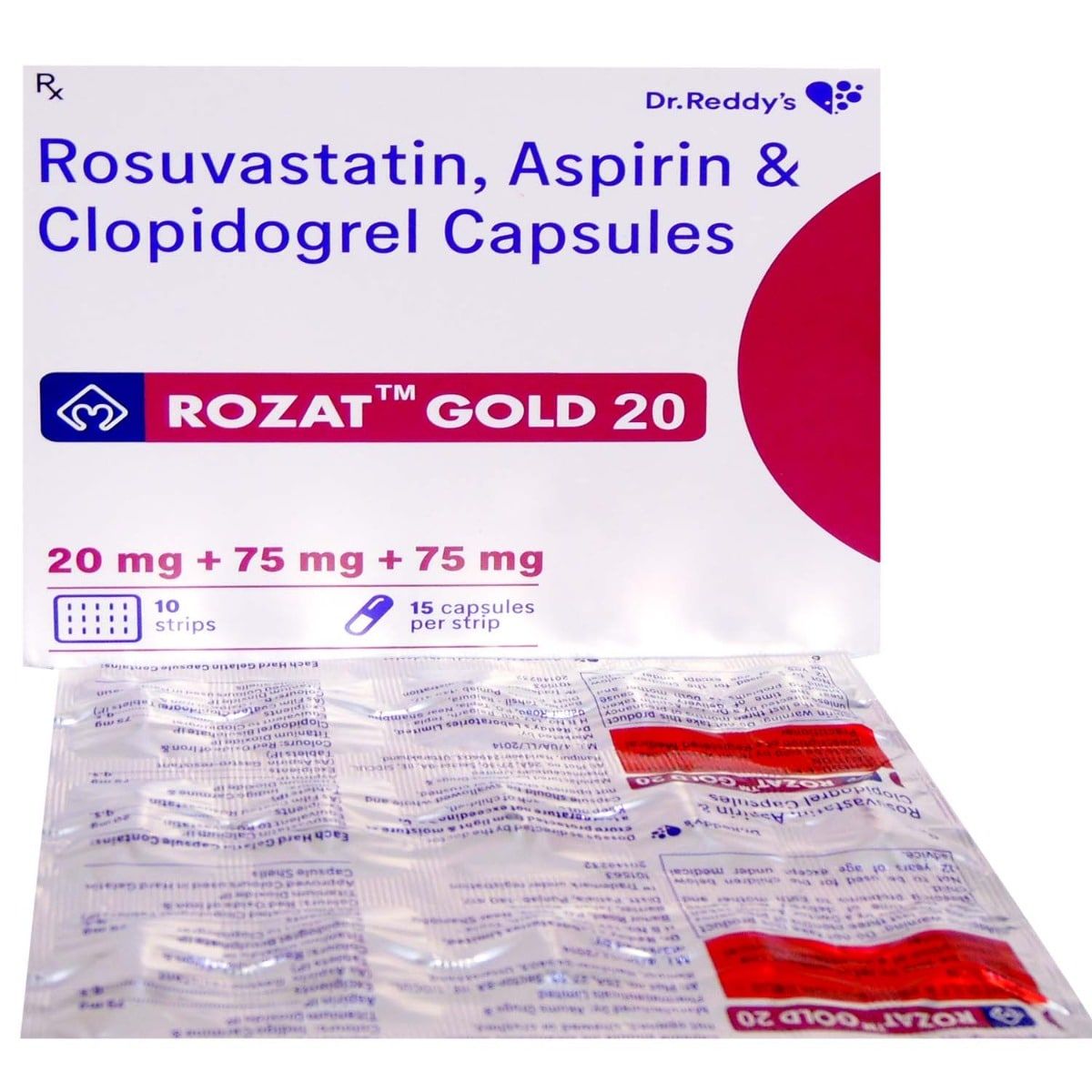 Rozat Gold 20 Capsule 15's Price, Uses, Side Effects, Composition ...