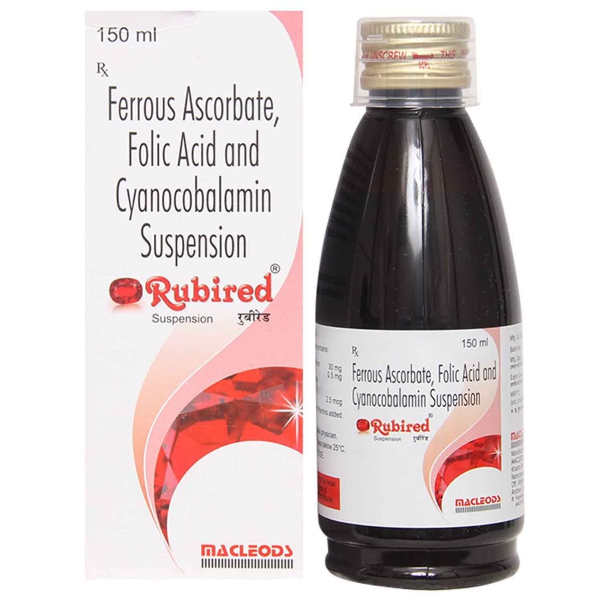 Rubired Suspension 150 ml Price, Uses, Side Effects, Composition ...