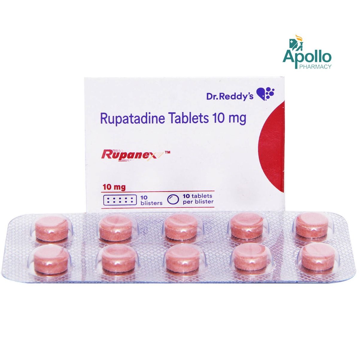 Rupanex Tablet 10's Price, Uses, Side Effects, Composition - Apollo ...