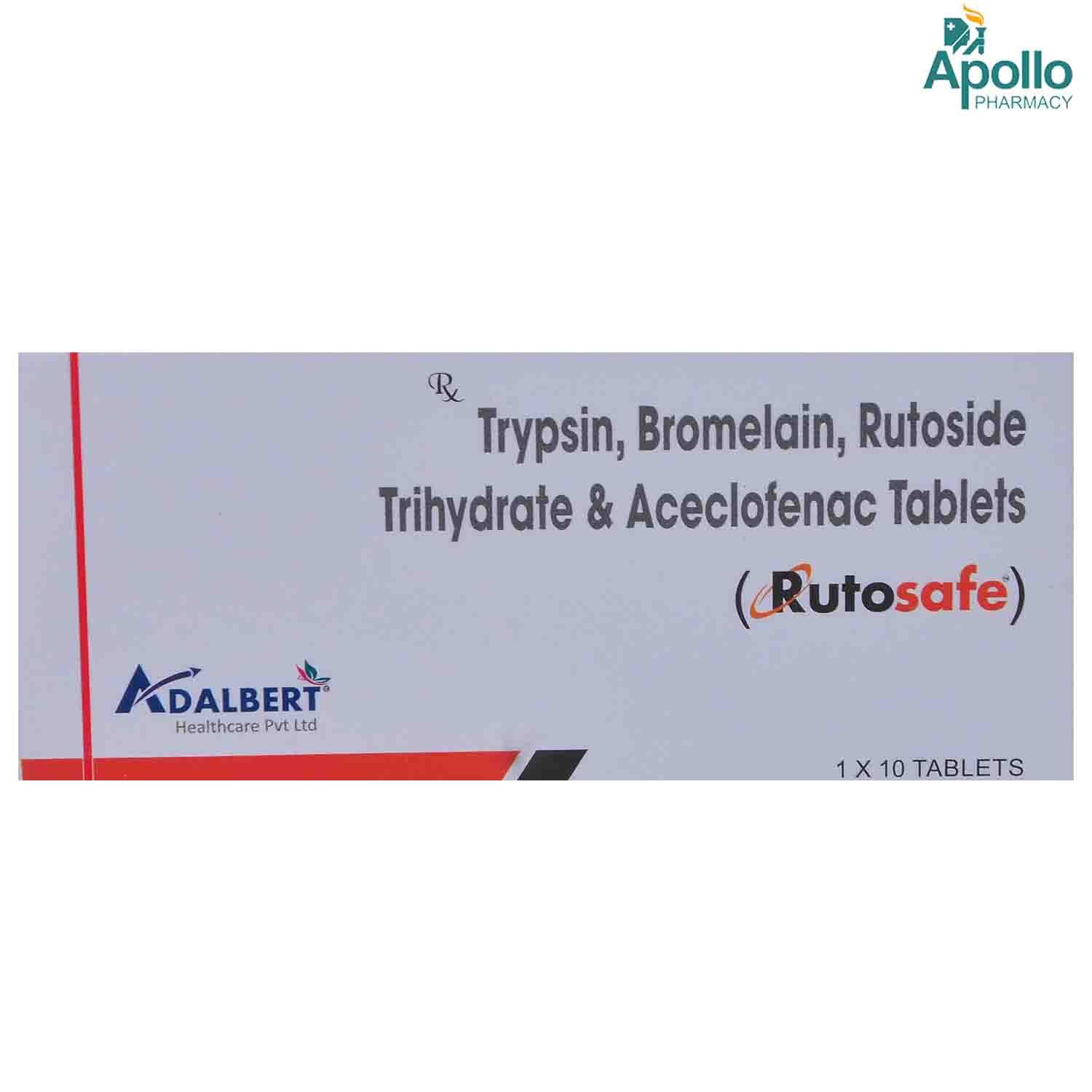 RUTOSAFE TABLET 10'S Price, Uses, Side Effects, Composition - Apollo ...