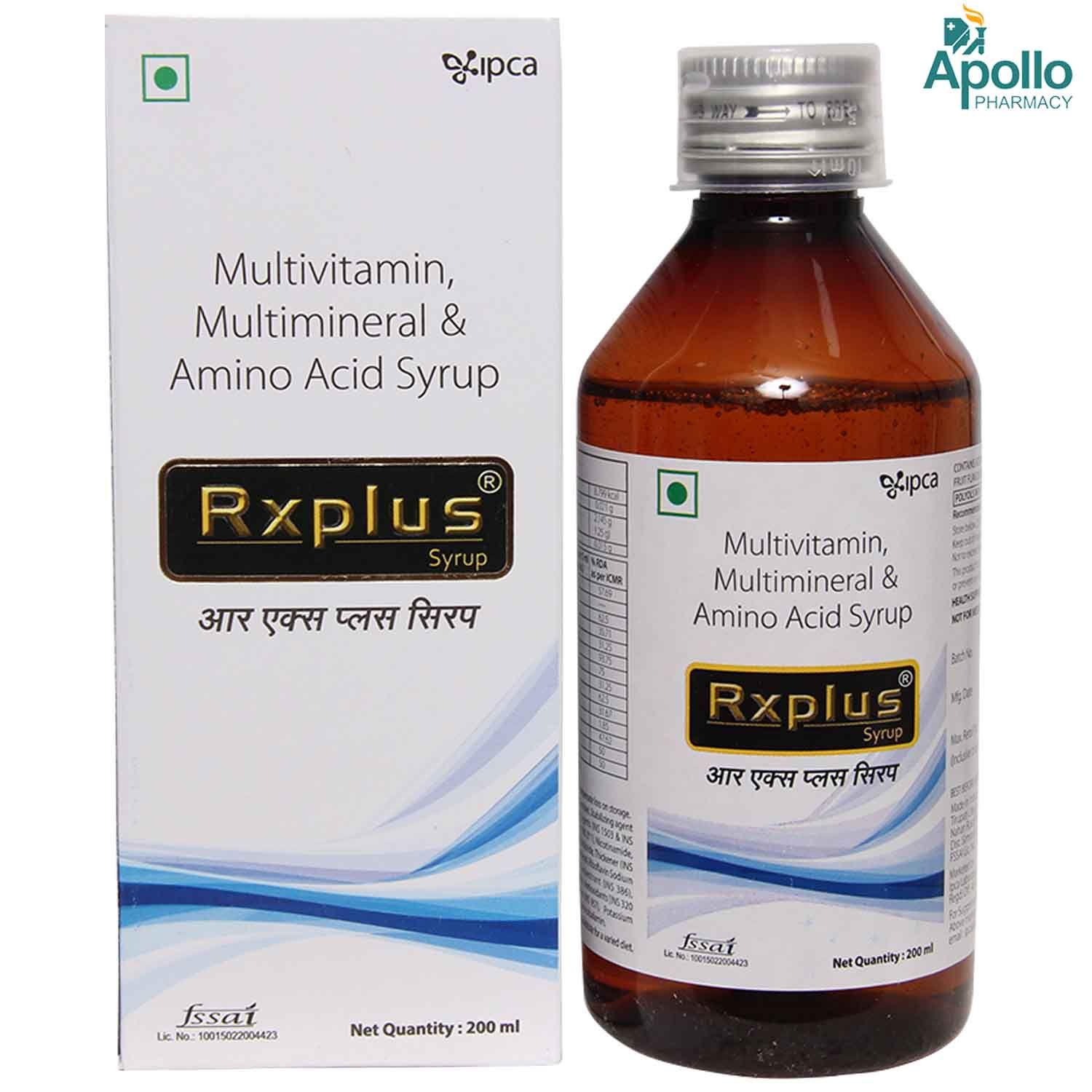 RxPlus Syrup 200 ml Price, Uses, Side Effects, Composition - Apollo ...