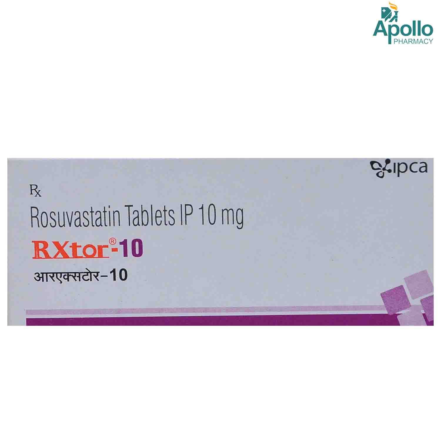 Rxtor-10 Tablet 10's Price, Uses, Side Effects, Composition - Apollo ...