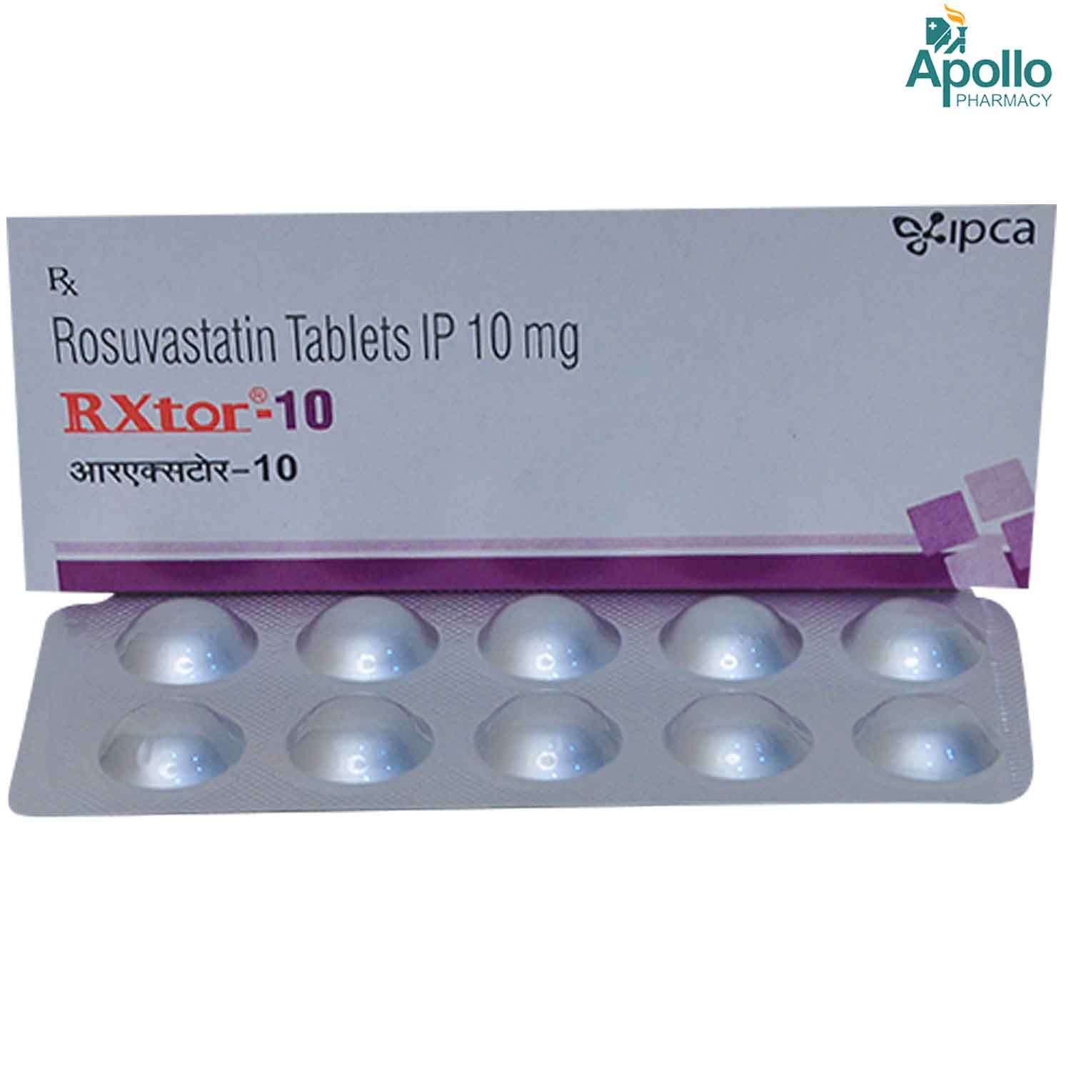 Rxtor-10 Tablet 10's Price, Uses, Side Effects, Composition - Apollo ...