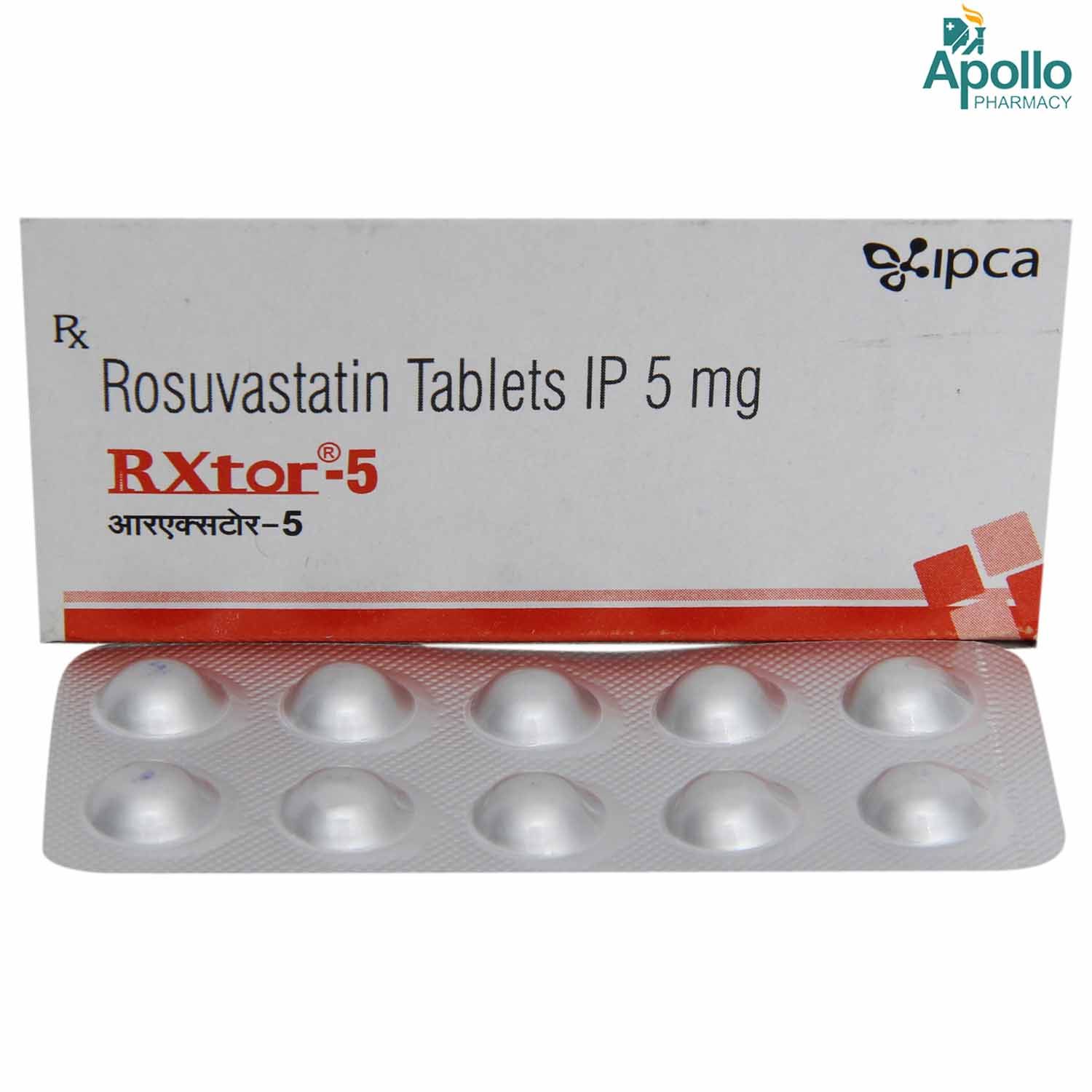 RXTOR 5MG TABLET Price, Uses, Side Effects, Composition - Apollo Pharmacy