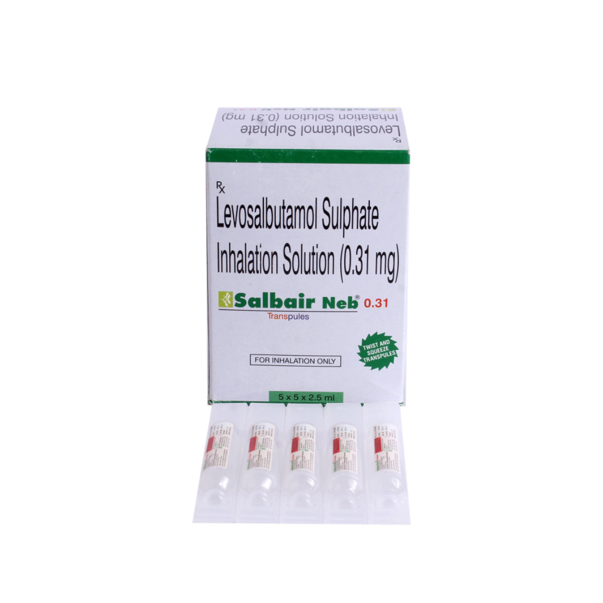 SALBAIR NEB 0.31MG TRANSPULES Price, Uses, Side Effects, Composition ...