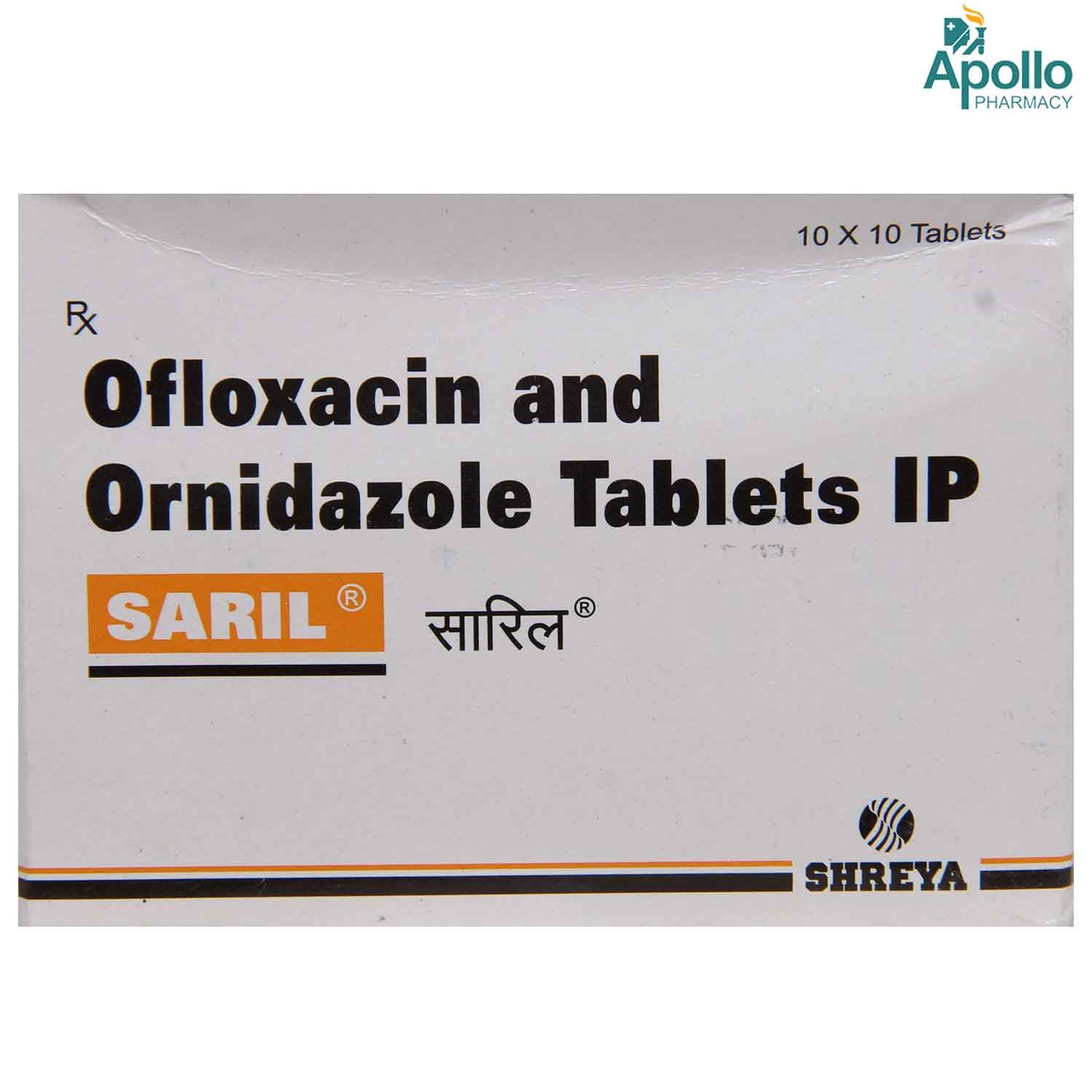 Saril Tablet 10's Price, Uses, Side Effects, Composition - Apollo Pharmacy
