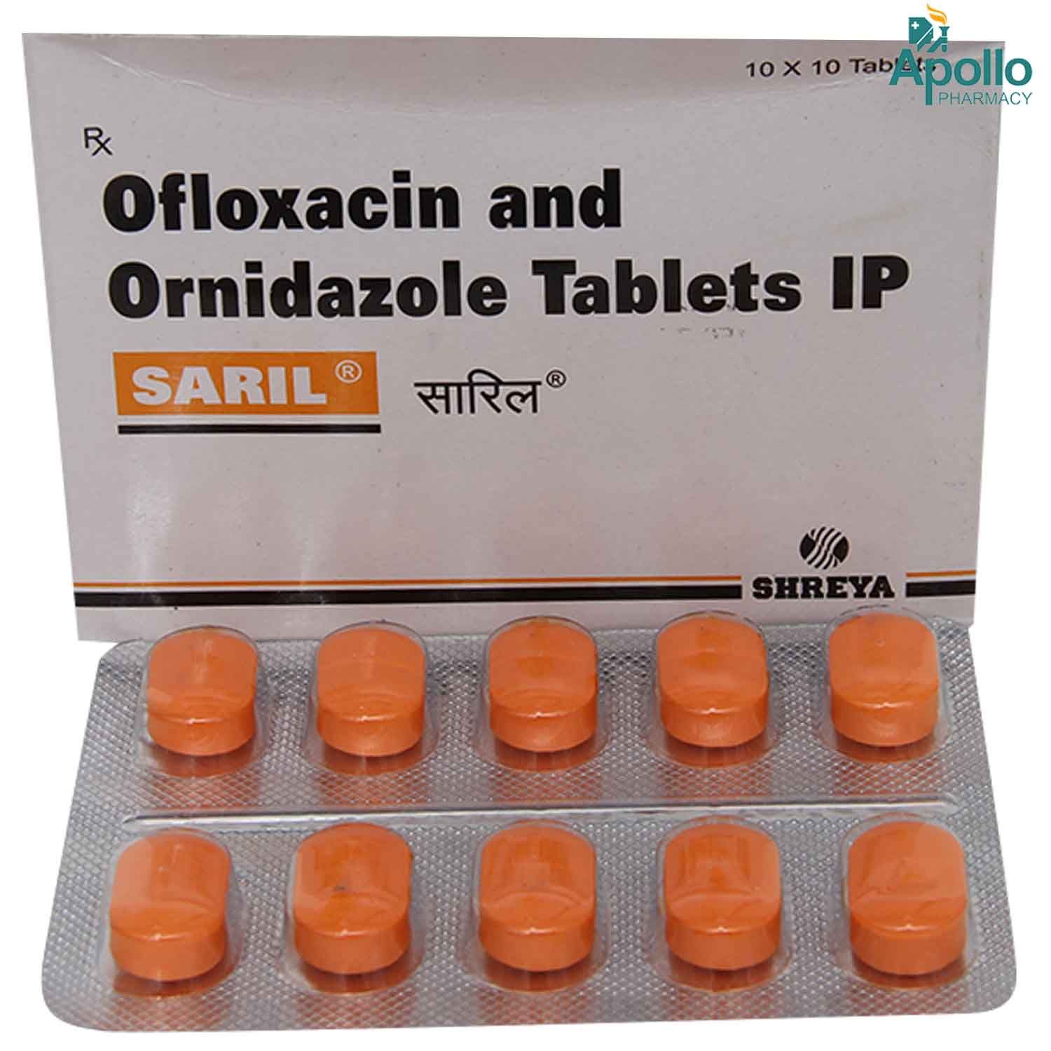 Saril Tablet 10's Price, Uses, Side Effects, Composition - Apollo Pharmacy