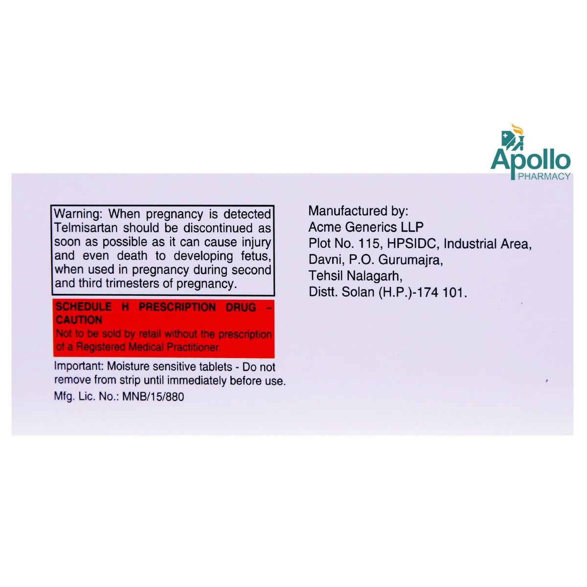 Sartel-LN 40 Tablet 10's Price, Uses, Side Effects, Composition ...
