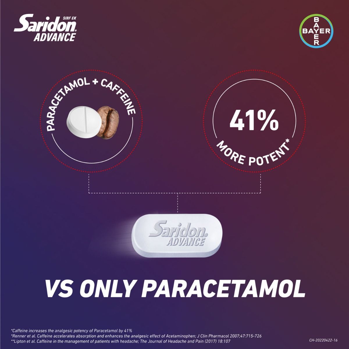 Saridon Advance Tablet 10's Price, Uses, Side Effects, Composition ...