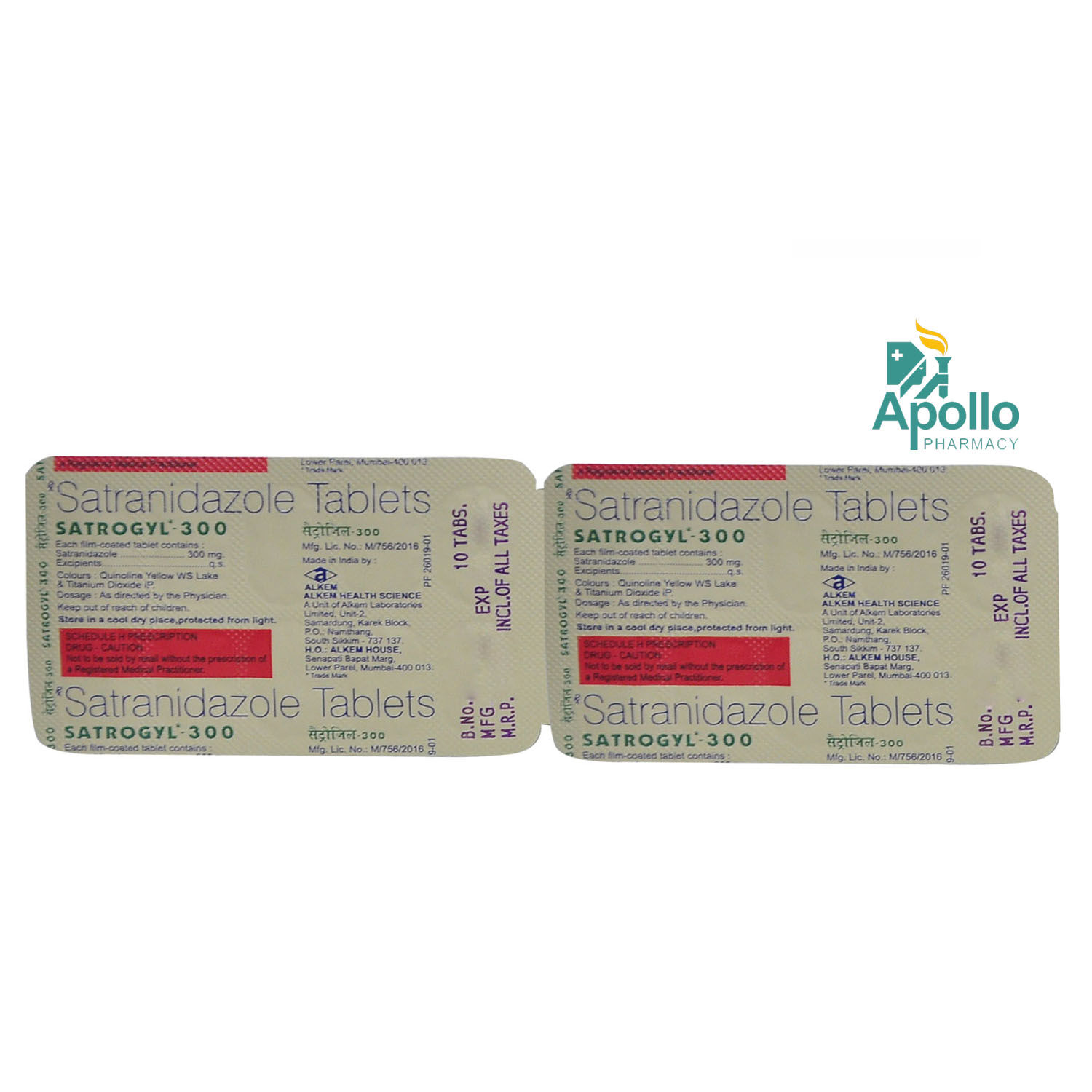 Satrogyl-300 Tablet 10's Price, Uses, Side Effects, Composition ...