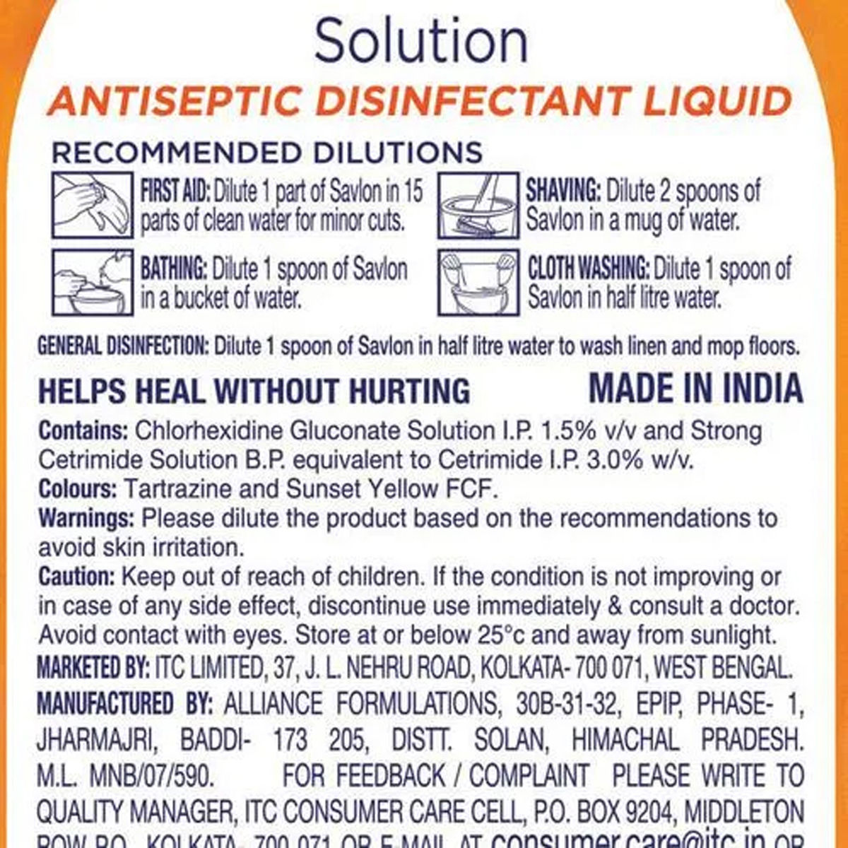 Savlon Antiseptic Disinfectant Liquid, 200 ml Price, Uses, Side Effects ...