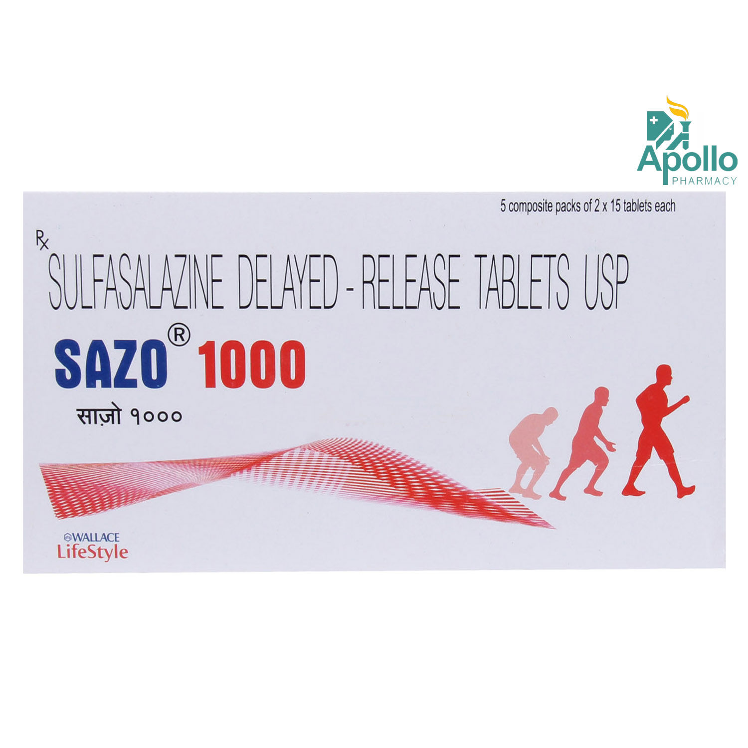 Sazo 1000 Tablet 15's Price, Uses, Side Effects, Composition - Apollo ...