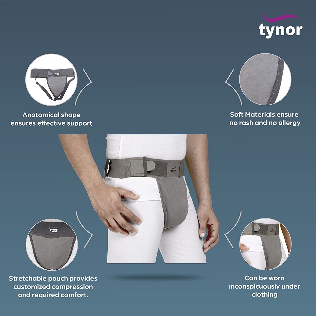Tynor Scrotal Support Medium, 1 Count Price, Uses, Side Effects ...