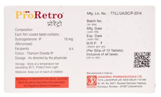 Proretro Tablet 10's Price, Uses, Side Effects, Composition - Apollo ...