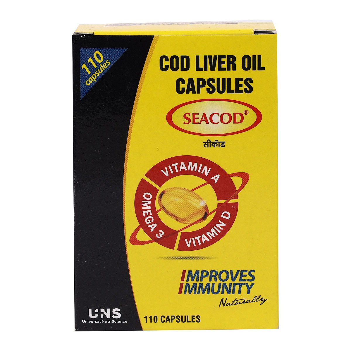 Seacod Cod Liver Oil Capsule 110's Price, Uses, Side Effects ...
