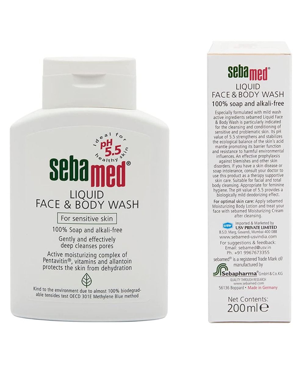 Sebamed Face & Body Wash, 200 ml Price, Uses, Side Effects, Composition ...