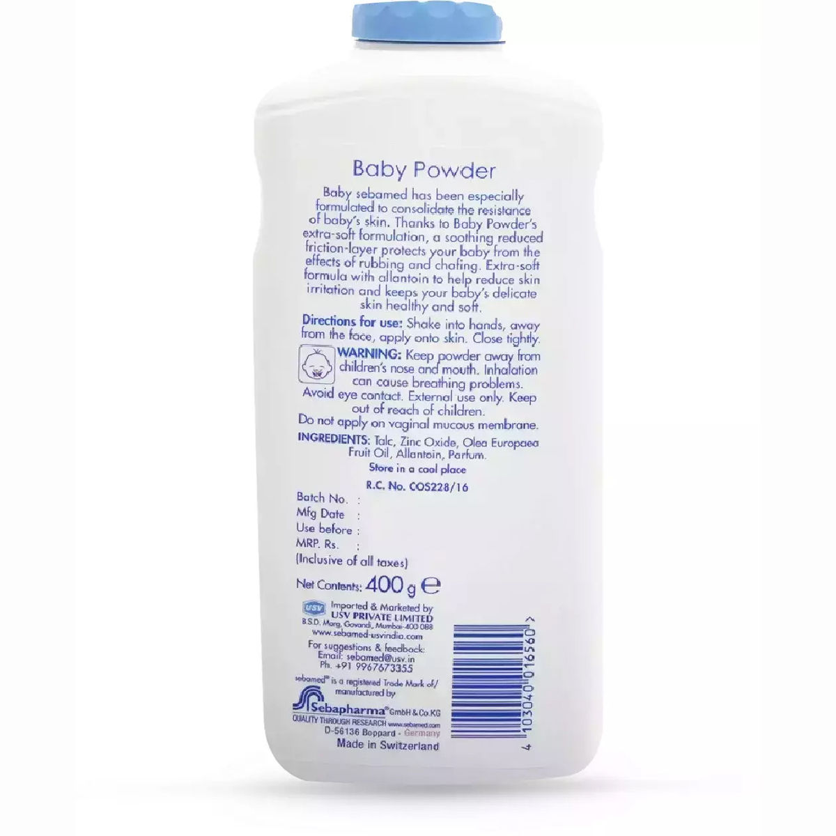 Sebamed Baby Powder, 400 gm Price, Uses, Side Effects, Composition ...