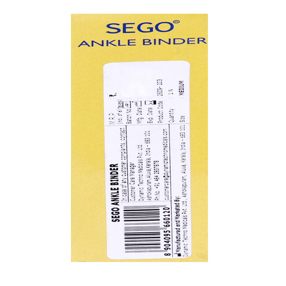 Sego Ankle Binder-M Price, Uses, Side Effects, Composition - Apollo ...