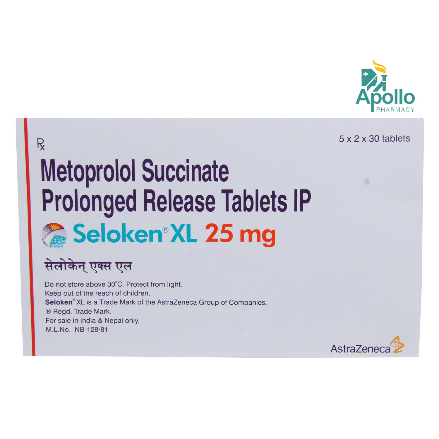 Seloken XL 25 mg Tablet 30's Price, Uses, Side Effects, Composition ...