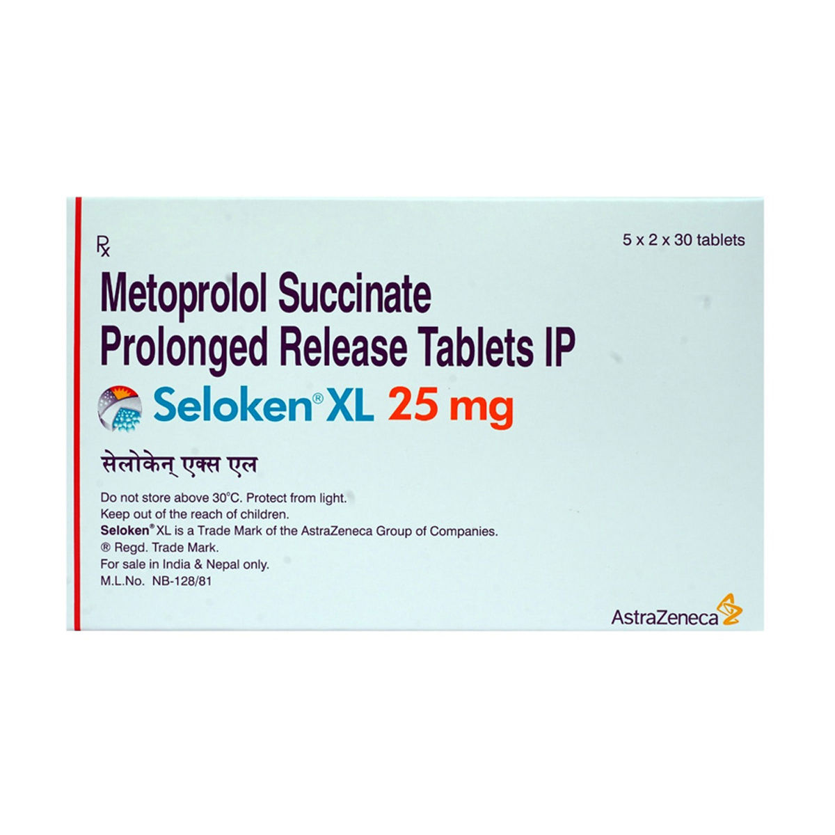 Seloken XL 25 mg Tablet 30's Price, Uses, Side Effects, Composition ...
