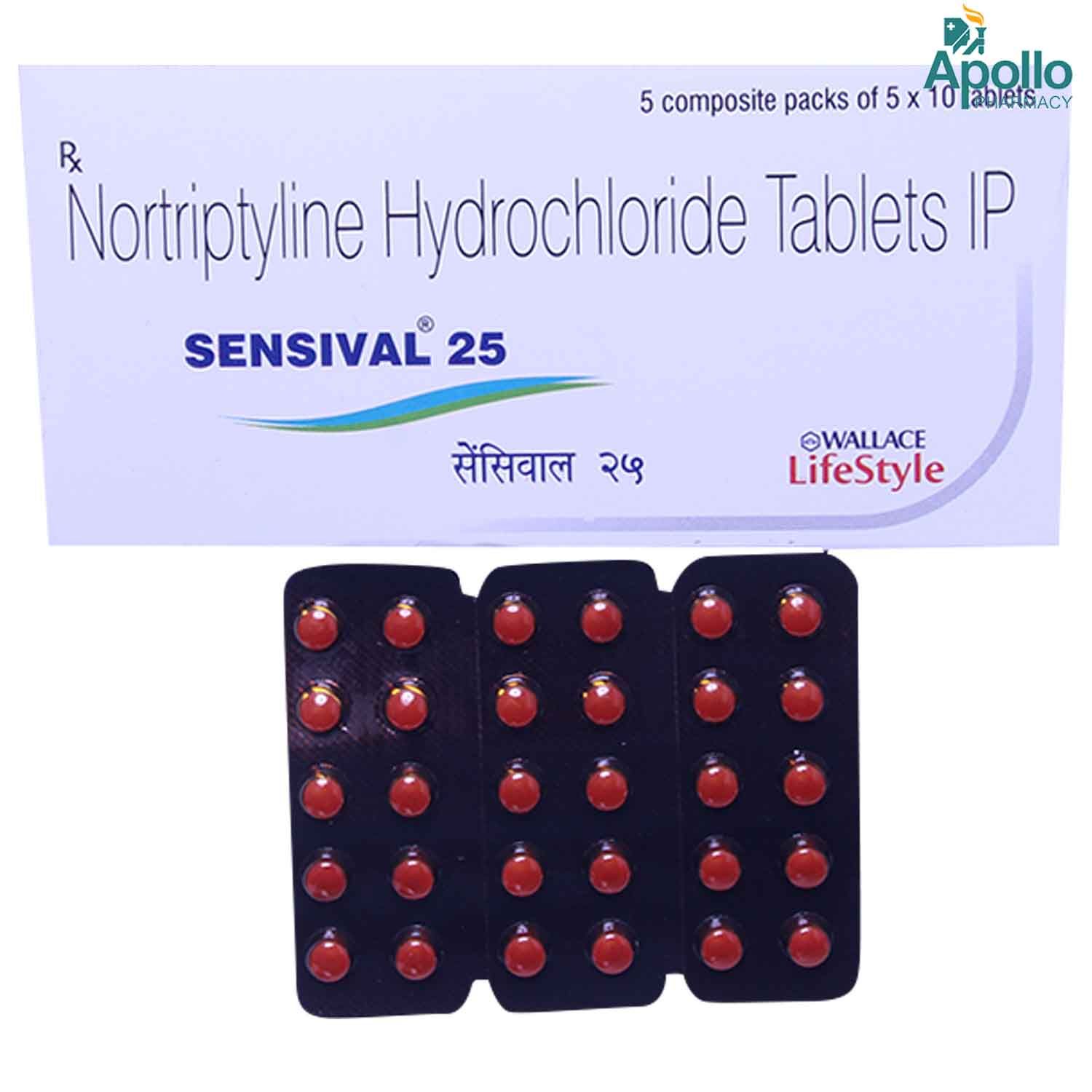 Sensival 25 Tablet 10's Price, Uses, Side Effects, Composition - Apollo ...