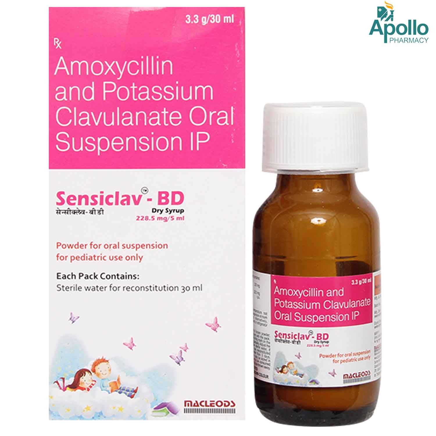 Sensiclav Bd 228.5 mg Dry Syrup 30 ml Price, Uses, Side Effects ...