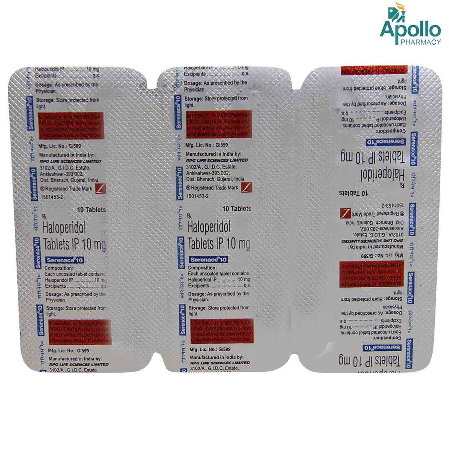 SERENACE 10MG TABLET Price, Uses, Side Effects, Composition - Apollo ...
