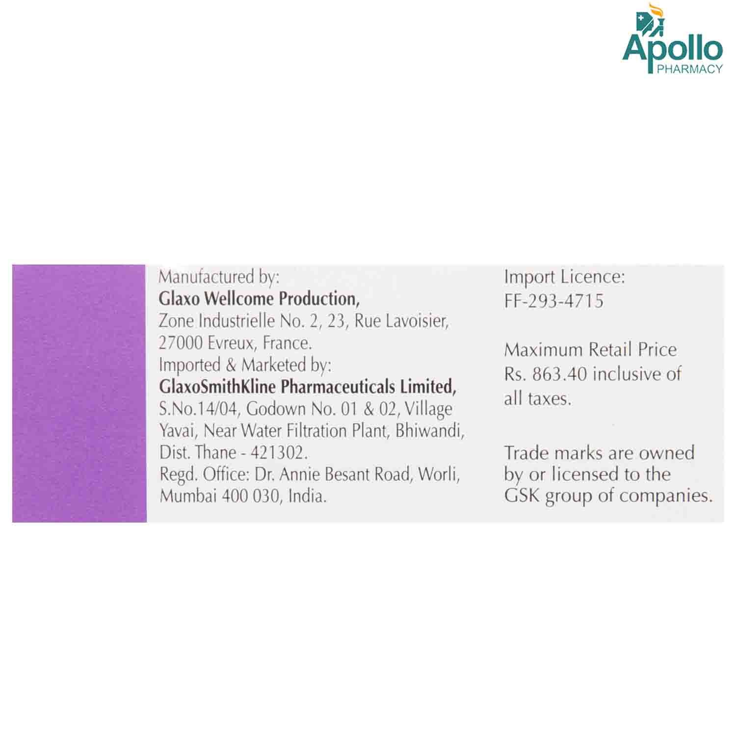 Seretide 50mcg/100mcg Accuhaler Price, Uses, Side Effects, Composition ...